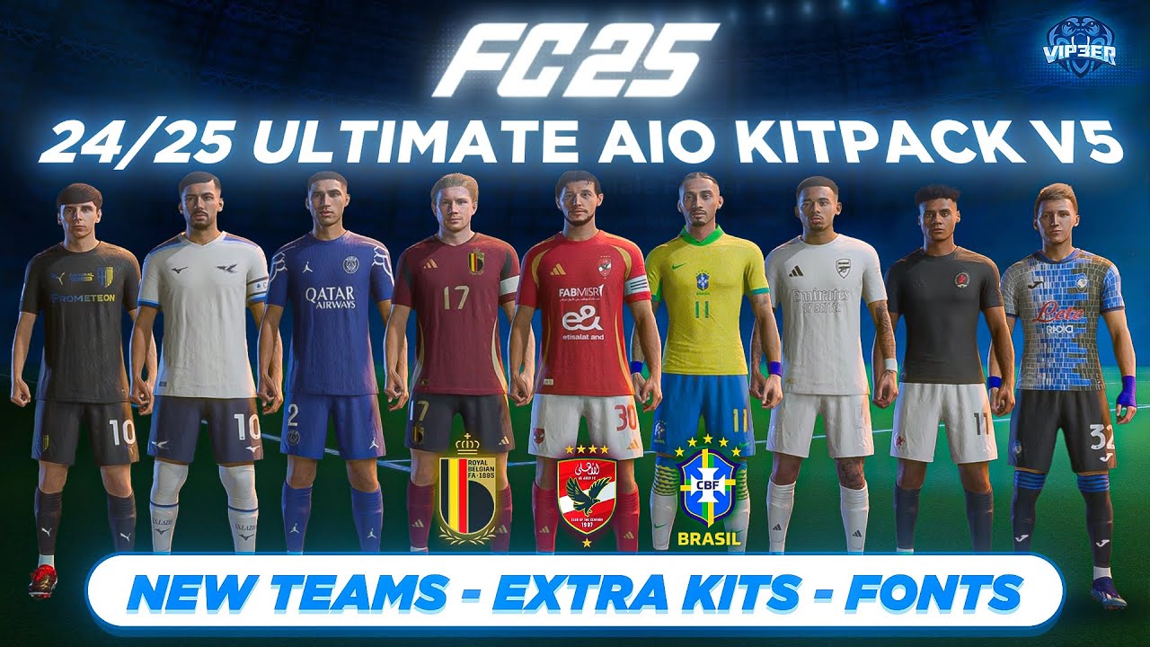 FC 25: 2024/25 Ultimate AIO Kitpack | FIFA Infinity Mods