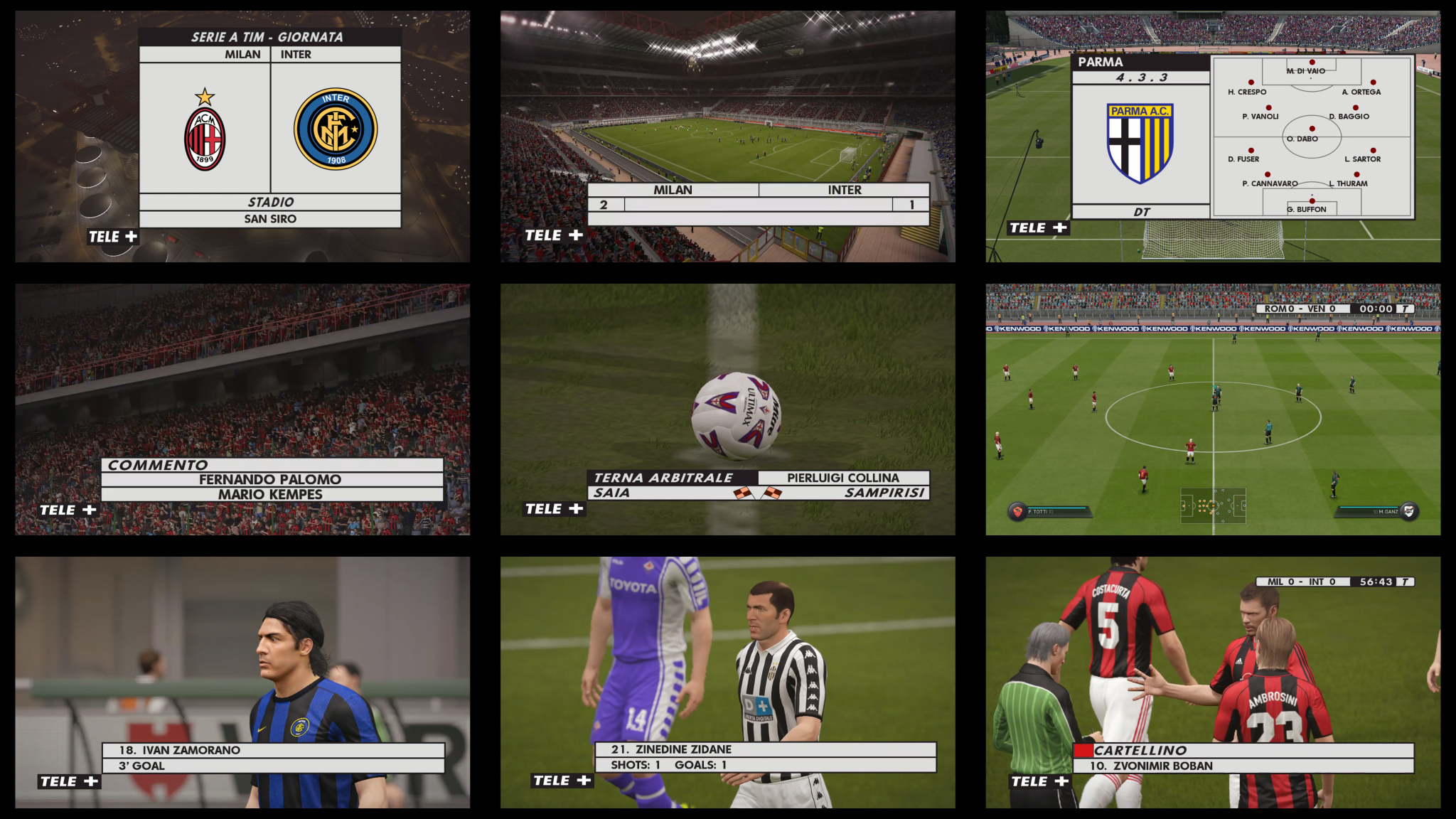 FIFA 16: Serie A 1999-2000 Scoreboard & Popups | FIFA Infinity Mods